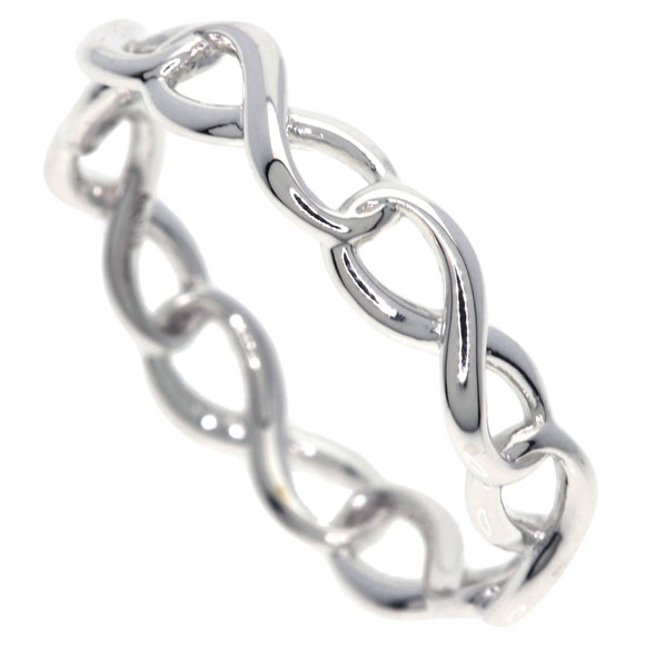 Tiffany & Co. | Jewelry | Tiffany Co Infinity Ring Silver Womens ...